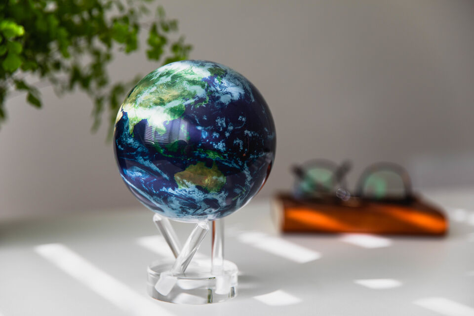 MOVA Earth with Clouds Self Rotating Globe | 68travel