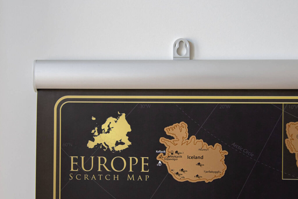 Aluminium Snap-on Map Bars | 68travel