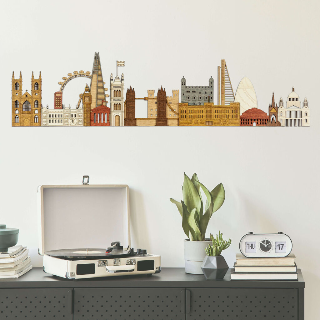 London Landmarks 3D Wooden Panel | 68travel
