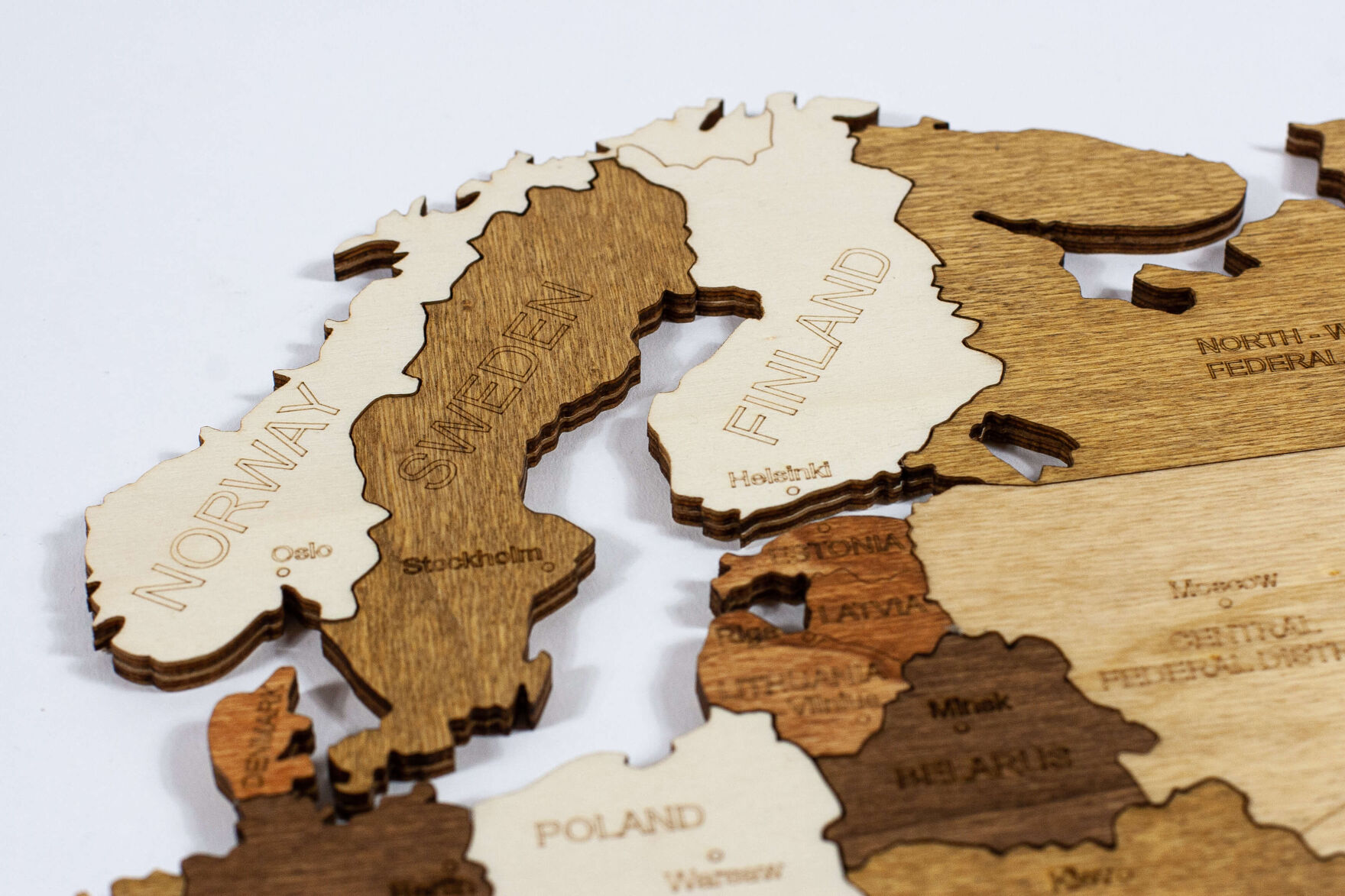 2D Wooden World Map | 68travel