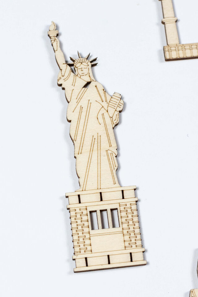 Wooden Landmark Ornaments | 68travel