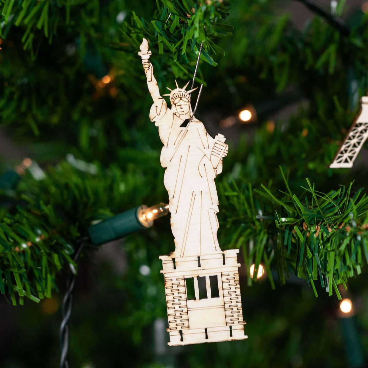 Wooden Landmark Ornaments | 68travel