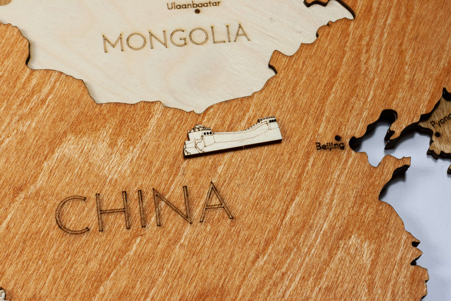 Wooden Mini Landmarks (stickable) | 68travel