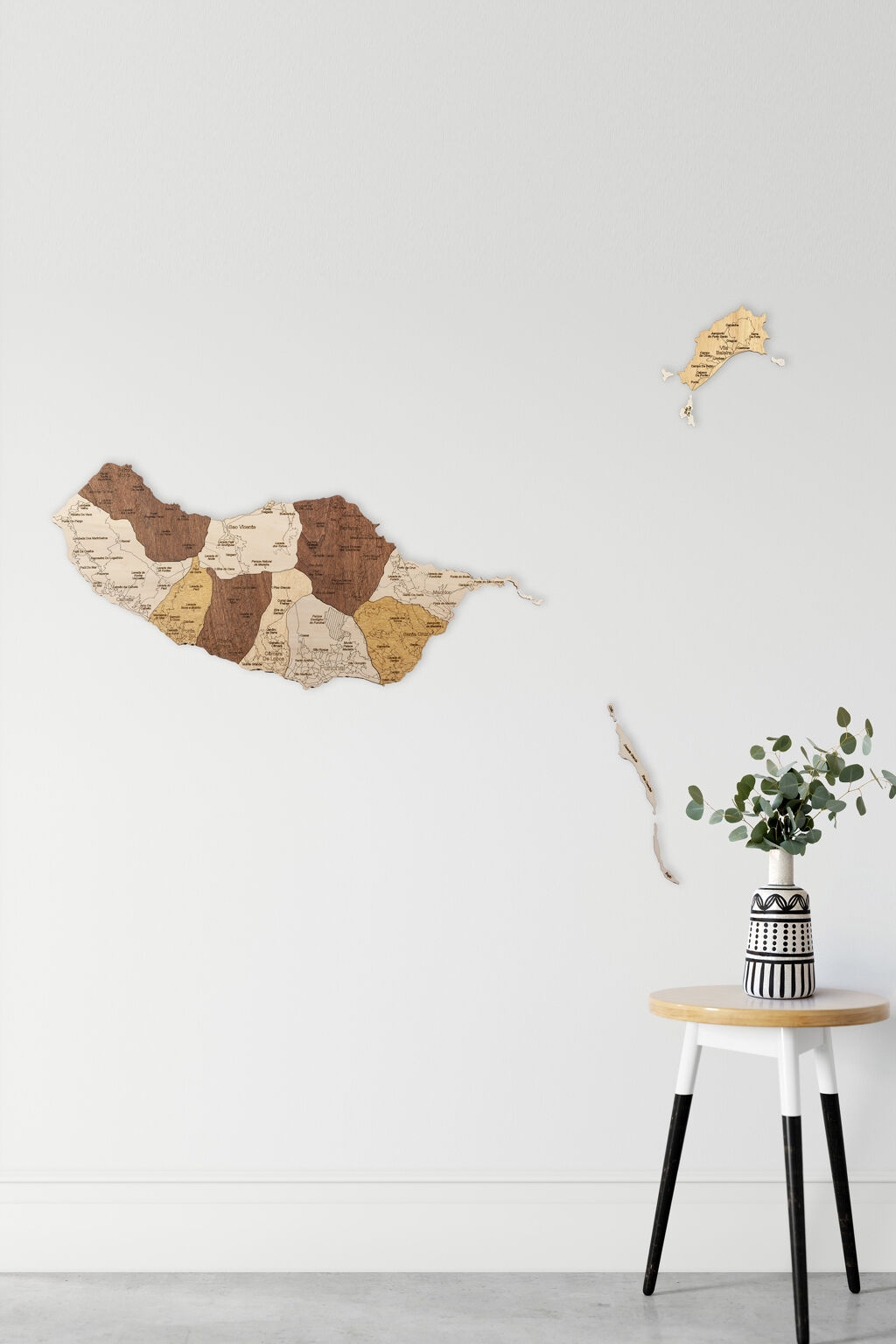 Wooden Map of Madeira | 68travel