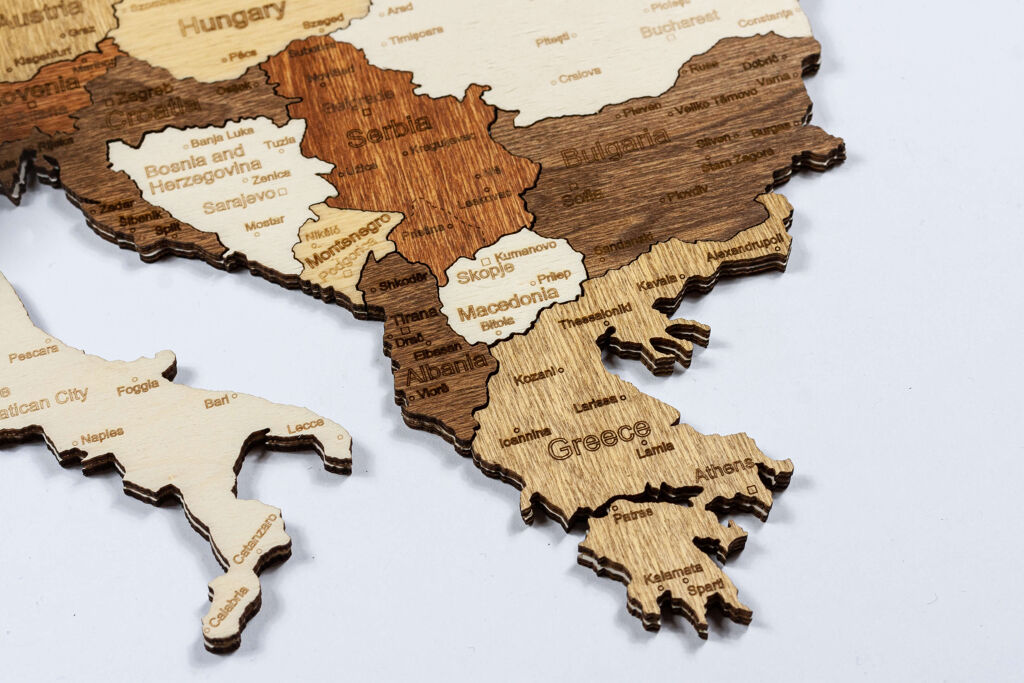 Europe Wooden Map Puzzle | 68travel